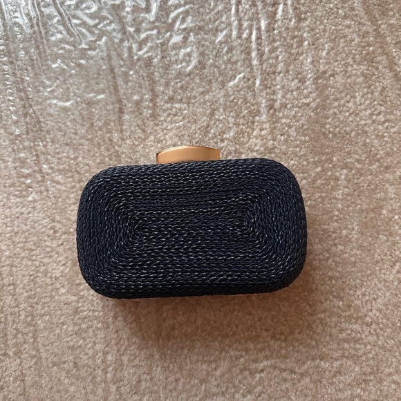 Bags | New Navy Blue Rope Small Clutch | Poshmark